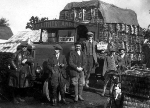 Arthur Sears and asparagus lorry | The Badsey Society